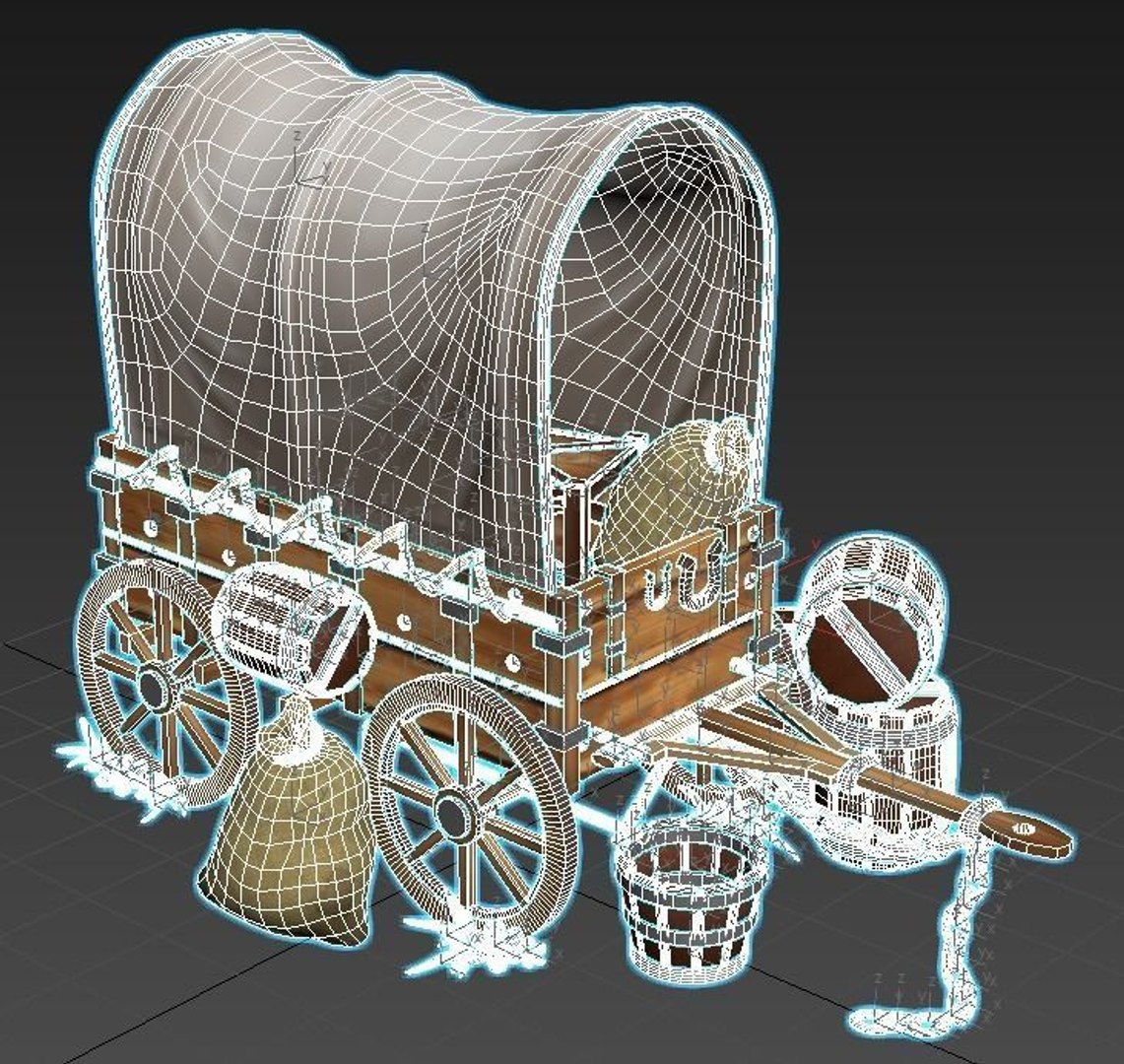 Wagon 3D Model - TurboSquid 1461580