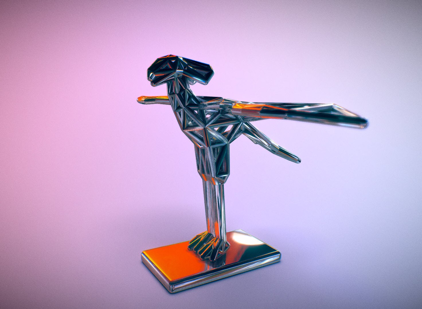 3D Secretary Bird Adults - TurboSquid 1489923