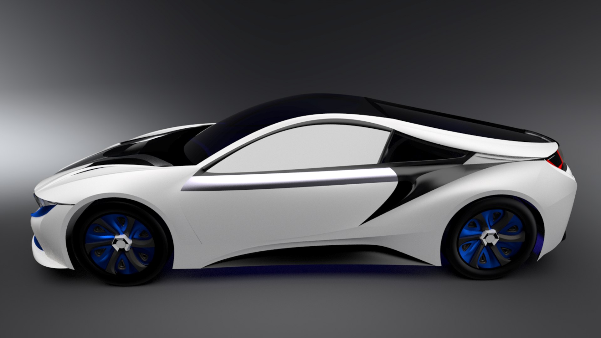 Concept electric car 3D model - TurboSquid 1762523