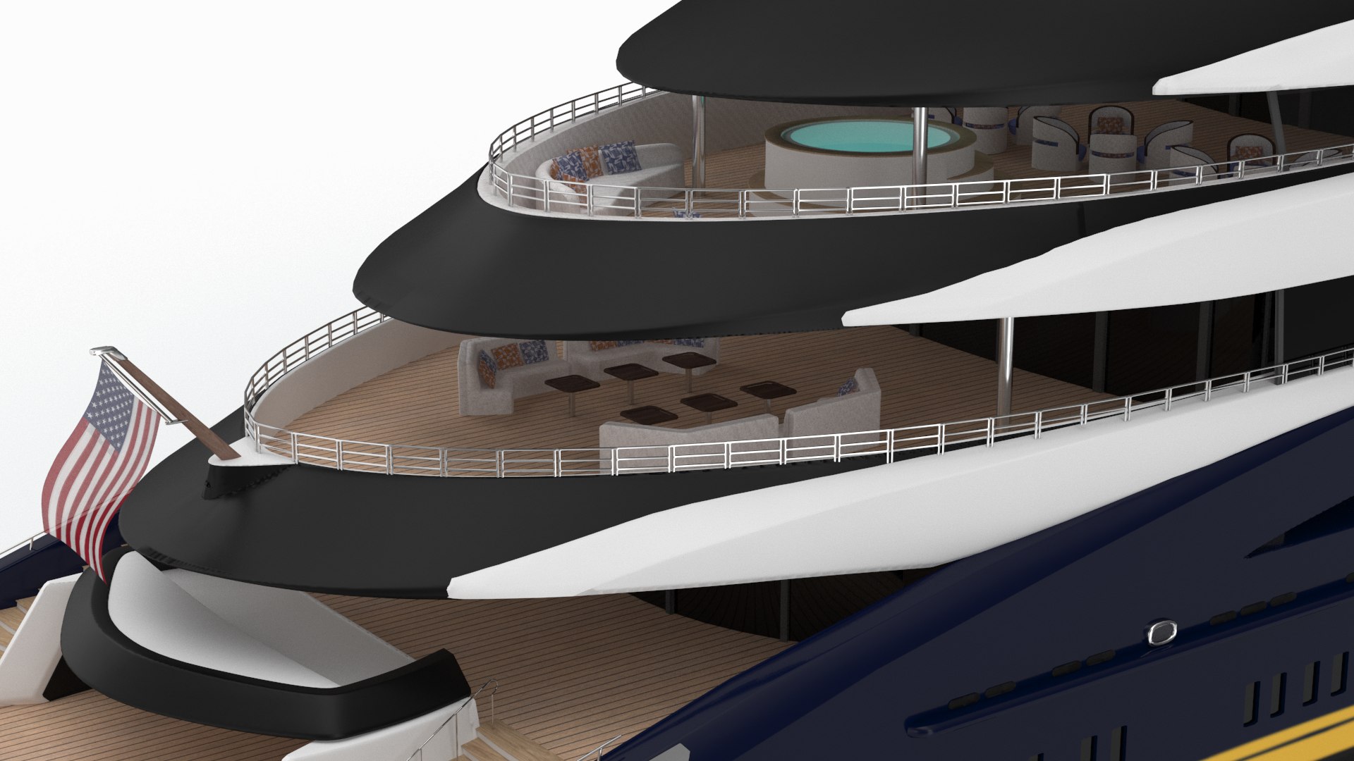 3D Atacama Yacht Dynamic Simulation Model - TurboSquid 2223115