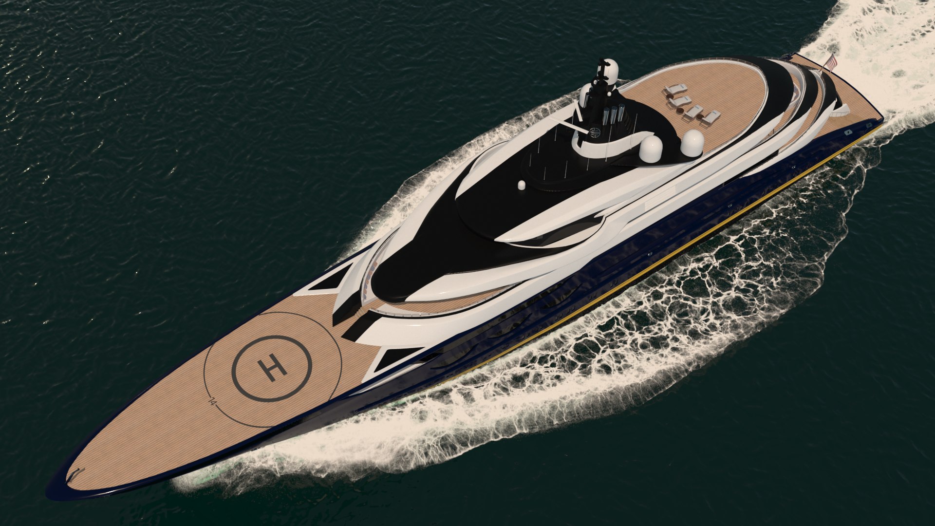 3D Atacama Yacht Dynamic Simulation Model - TurboSquid 2223115