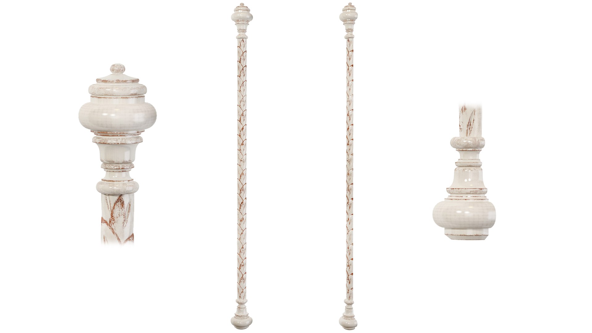 Classic Pilaster 07 3D - TurboSquid 2070055