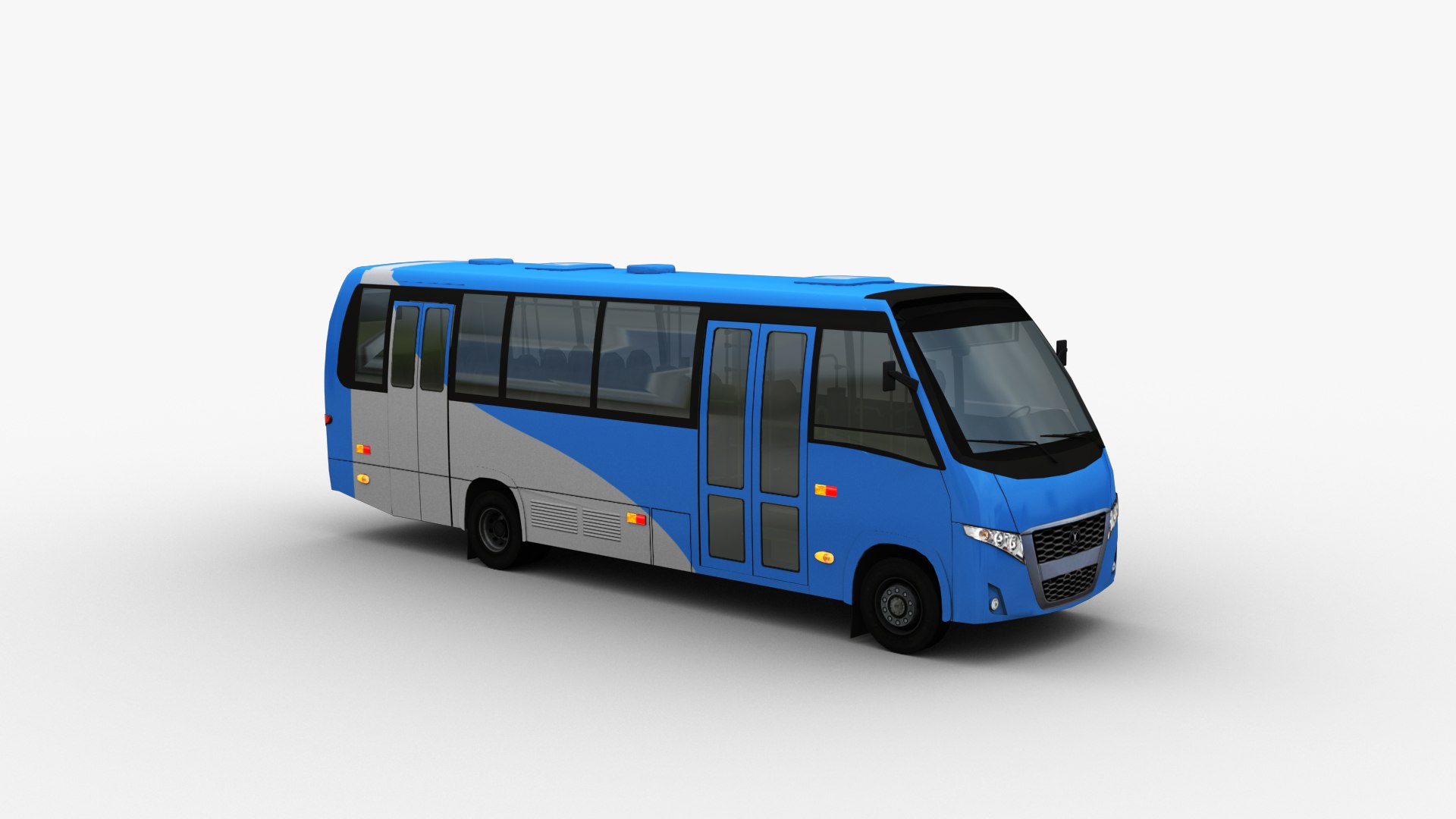 3D Model City Bus With Interior 7 - TurboSquid 2033935
