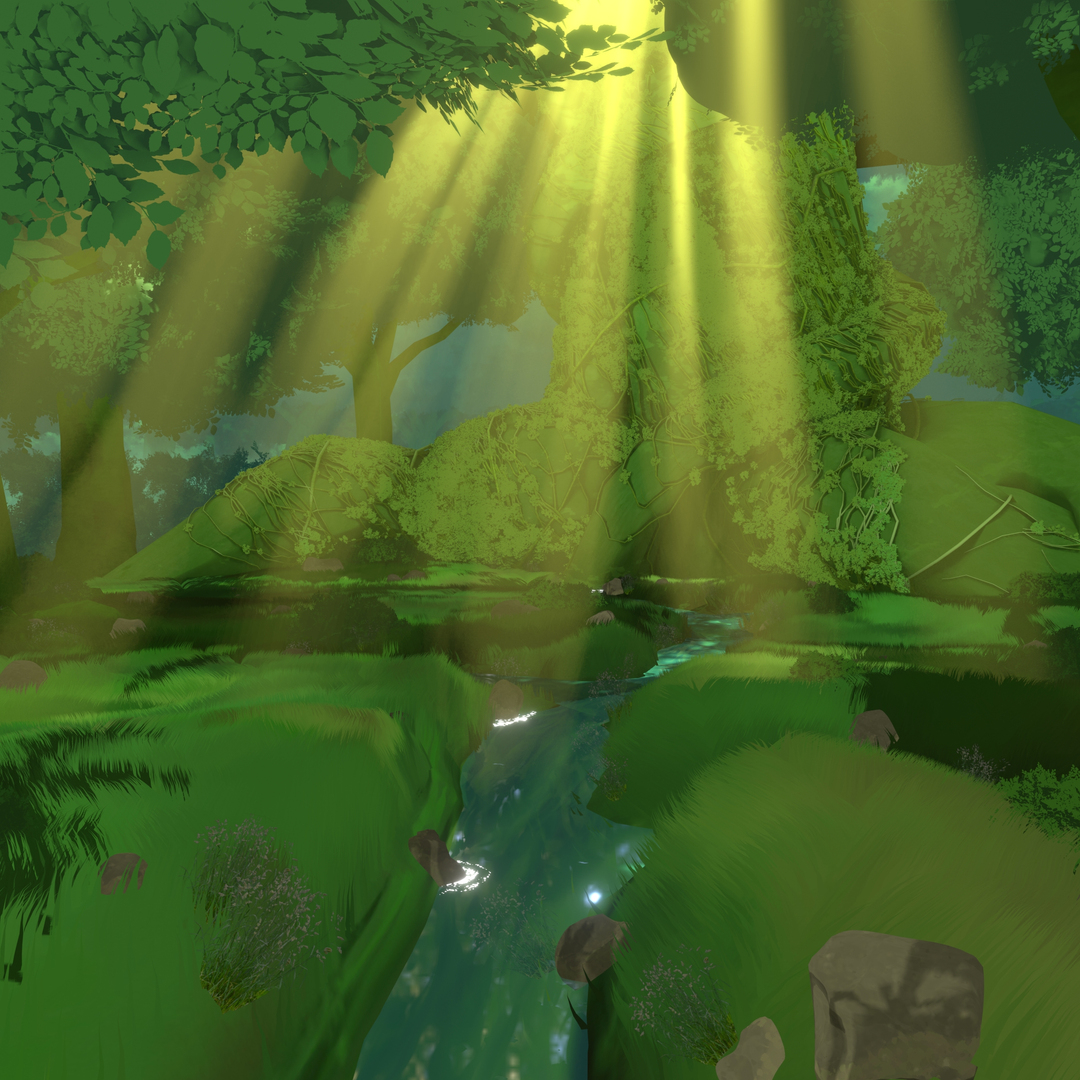 3D forest blender anime - TurboSquid 1664212