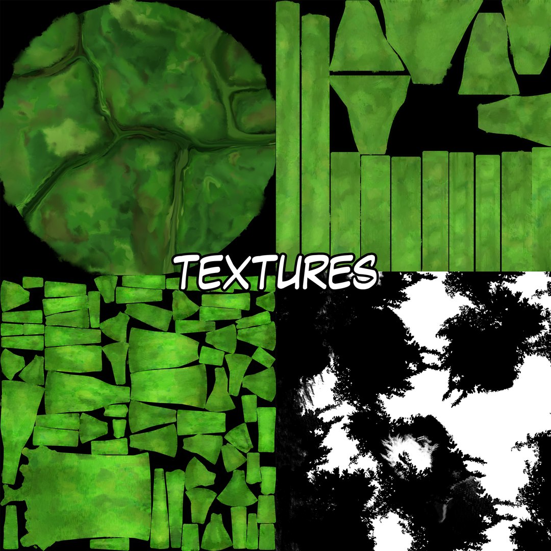 3D Forest Blender Anime - TurboSquid 1664212