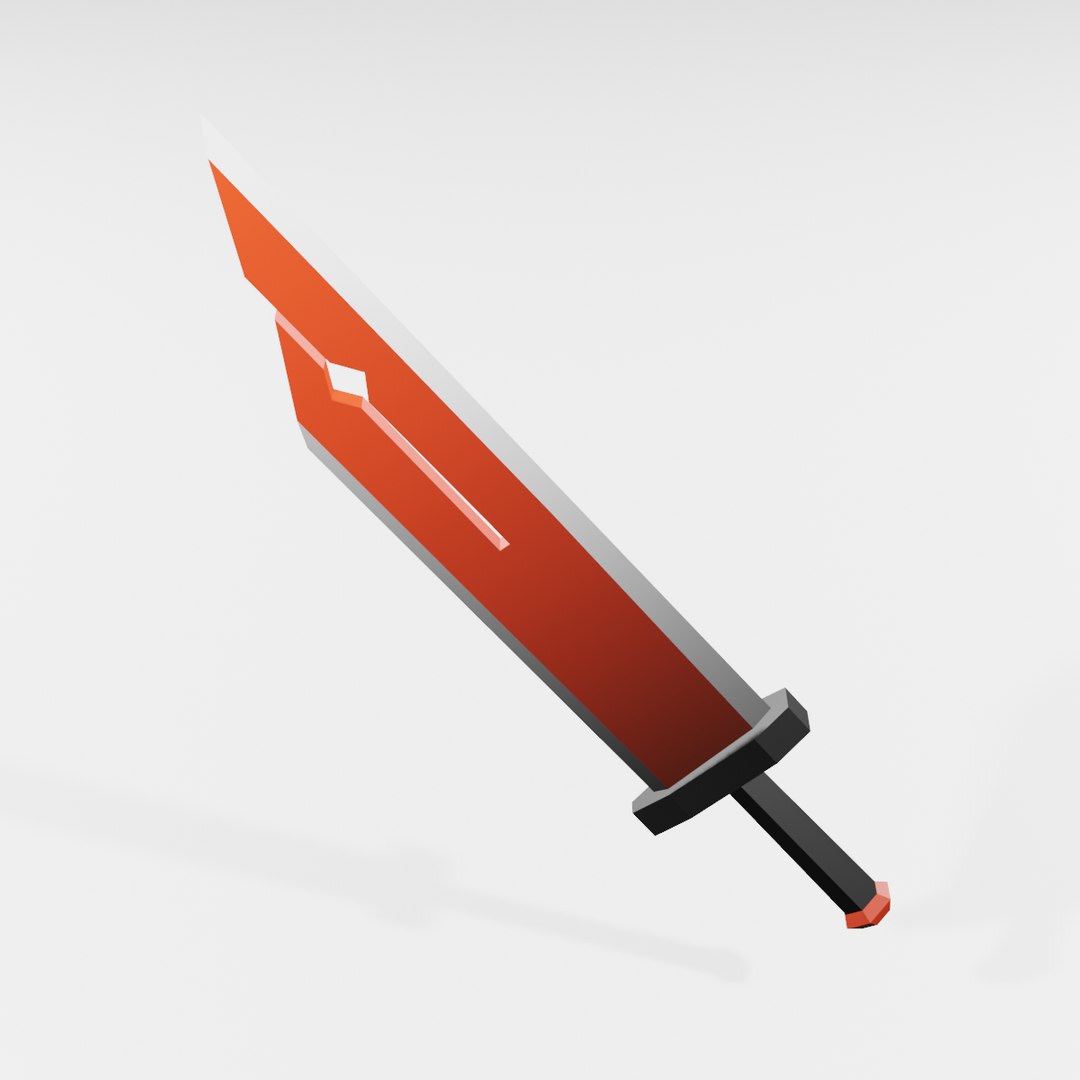 Low Poly Sword 3D model - TurboSquid 1975658
