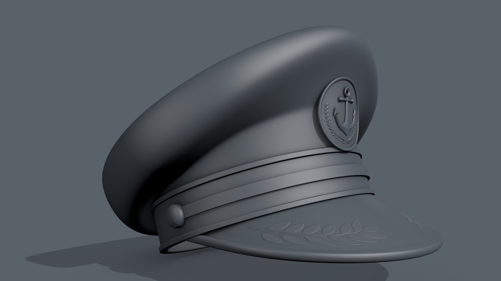 Captain Sailor Navy Hat 3D model - TurboSquid 1982117