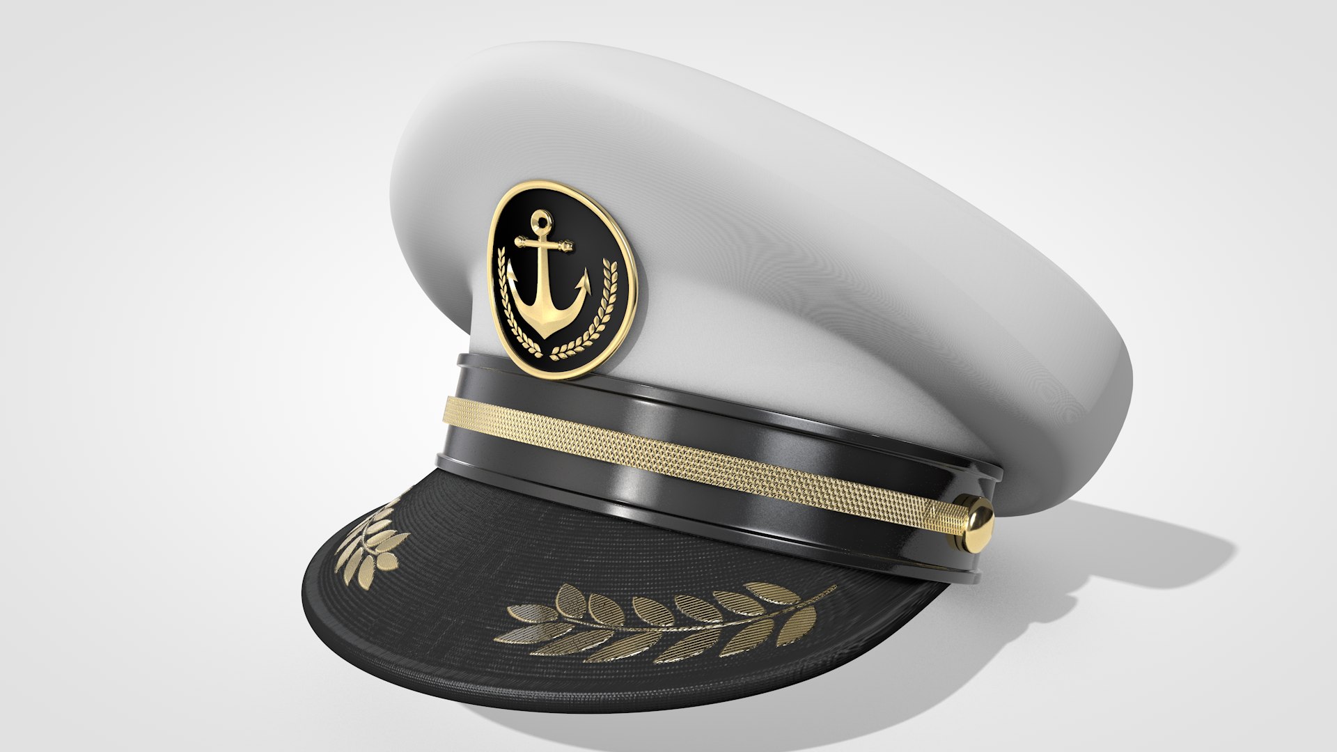 Captain Sailor Navy Hat 3D Model - TurboSquid 1982117