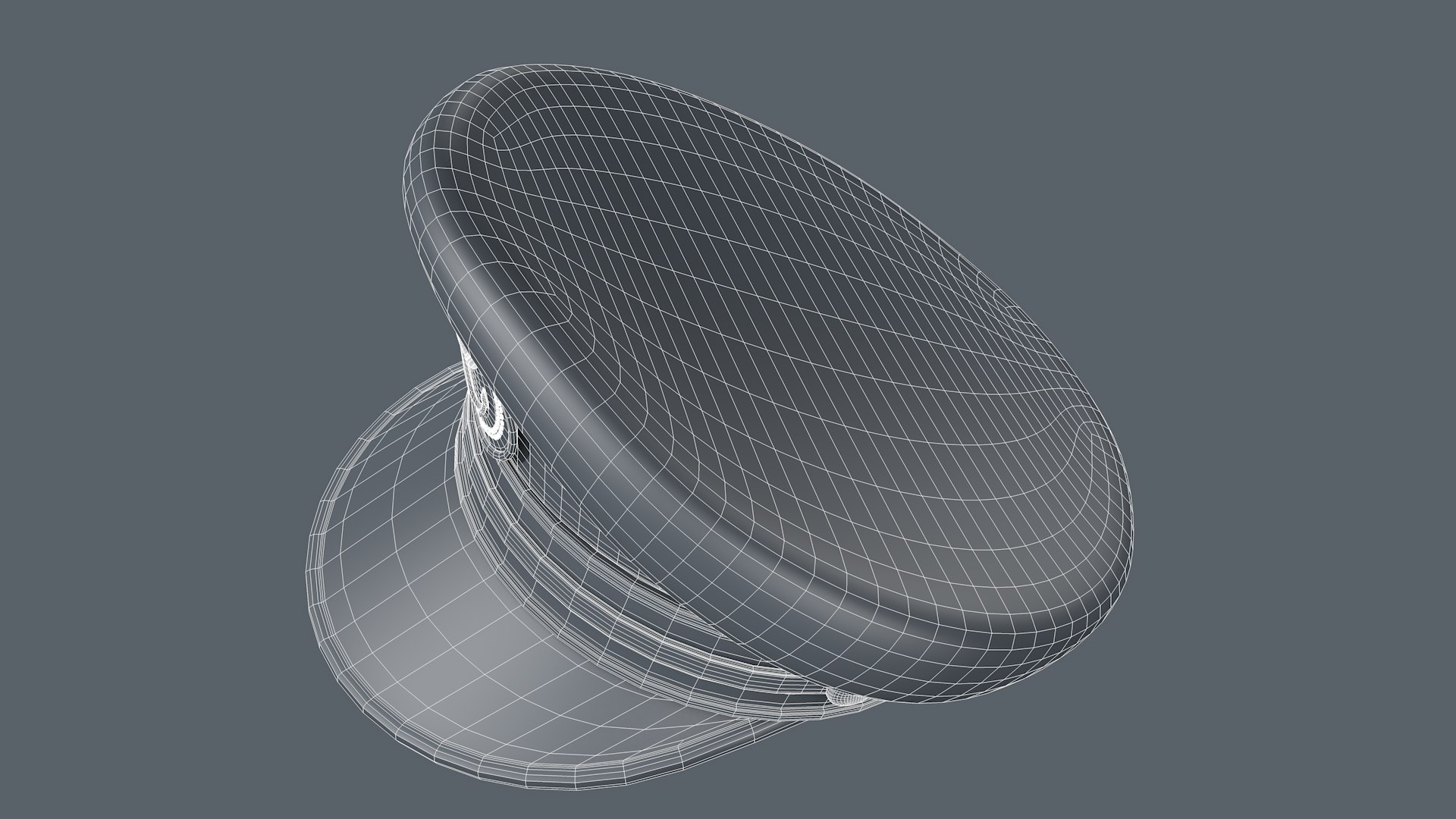 Captain Sailor Navy Hat 3D model - TurboSquid 1982117