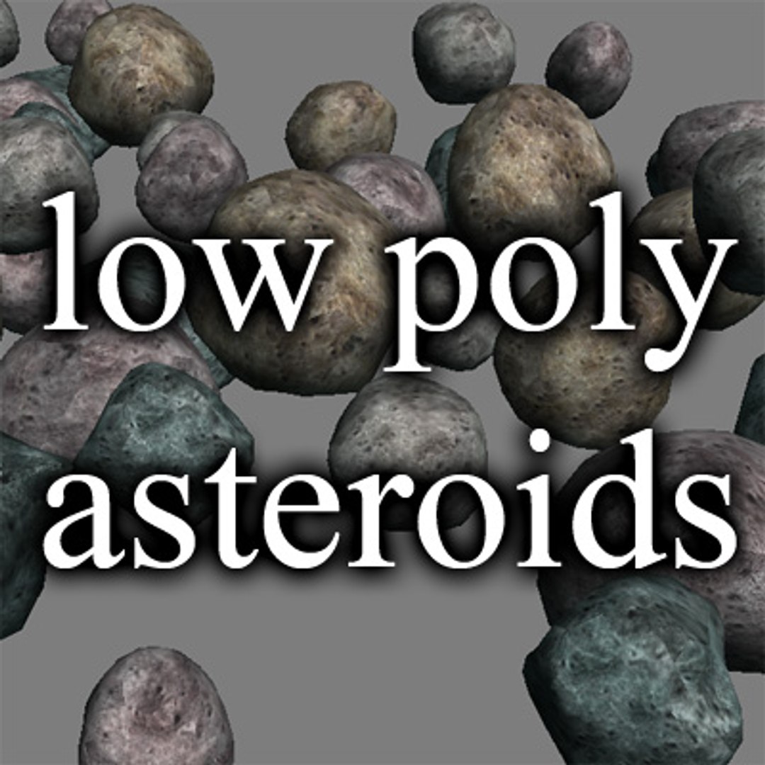 Asteroids 3d Model