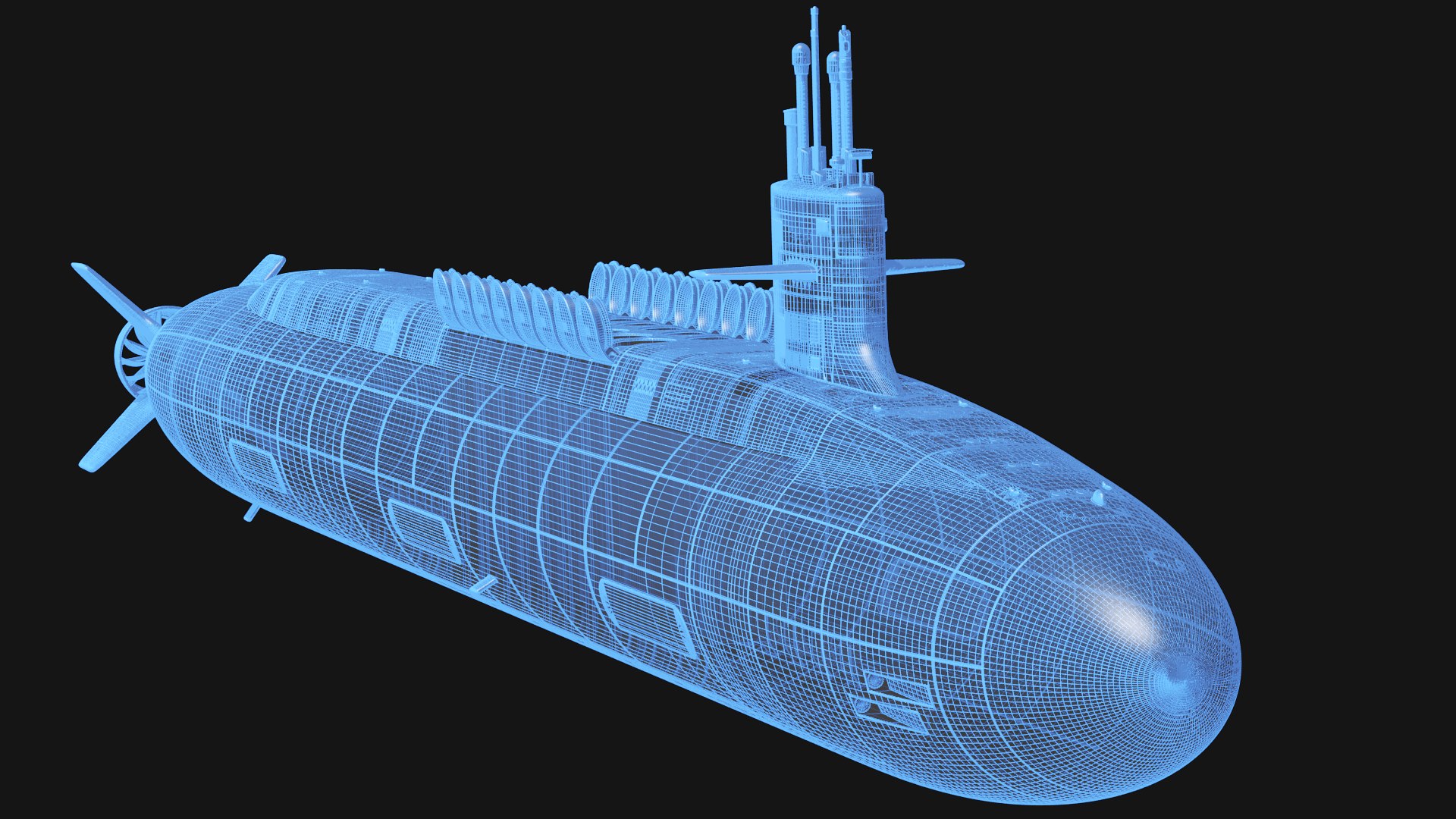 Columbia Class SSBN Submarine 3D Model - TurboSquid 2245820