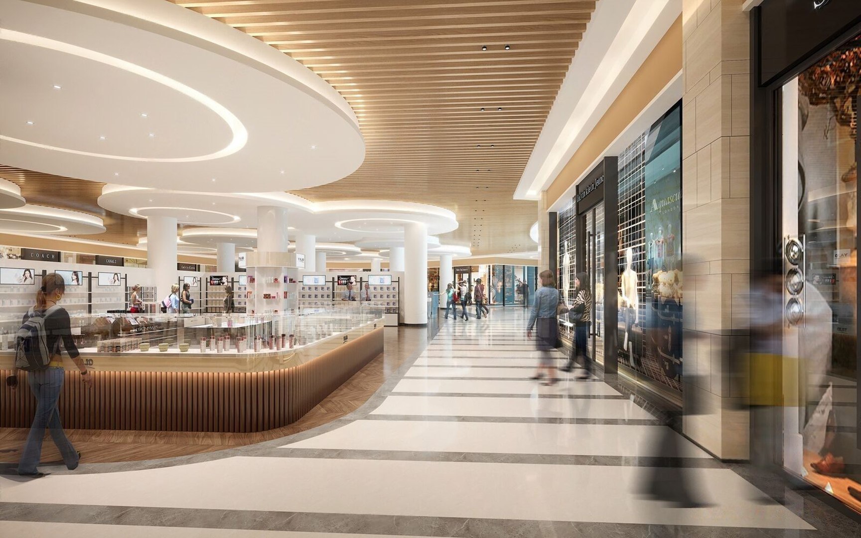 Modern mall aisle model 3D model - TurboSquid 2062413