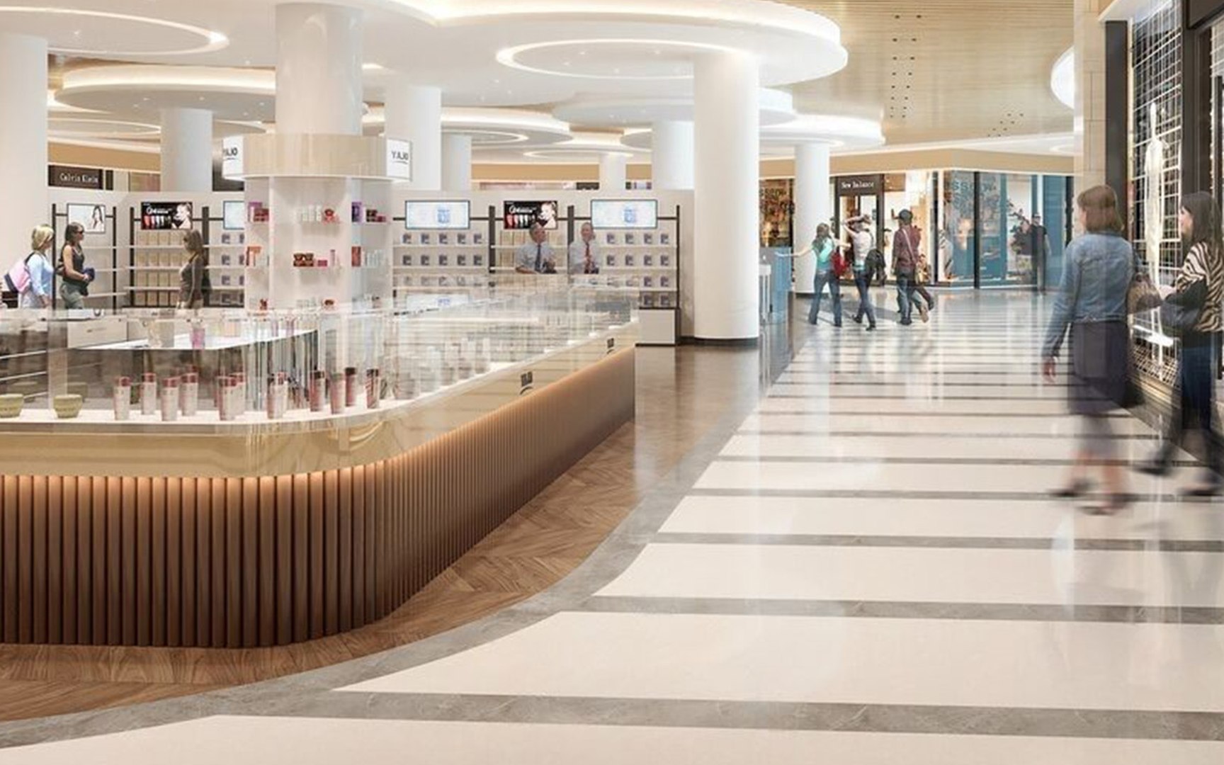 Modern mall aisle model 3D model - TurboSquid 2062413