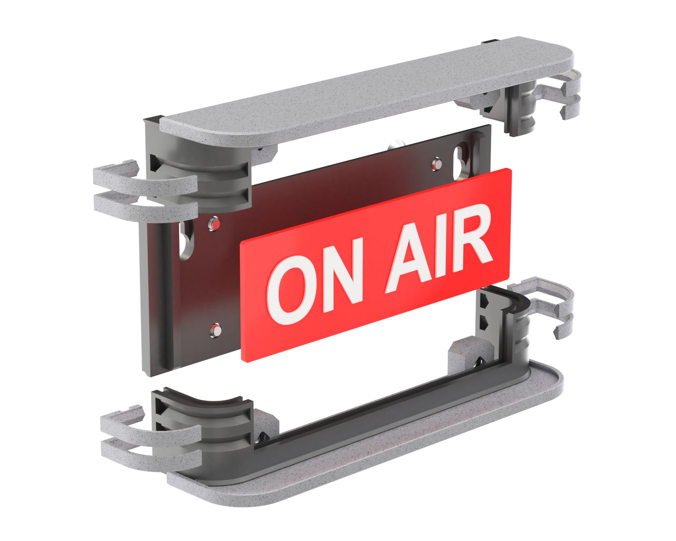 Printable Vintage On Air Sign Model - TurboSquid 2062989