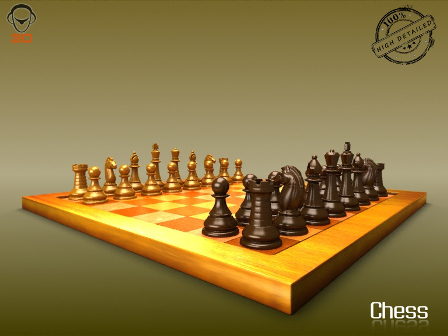 max realistic chess board