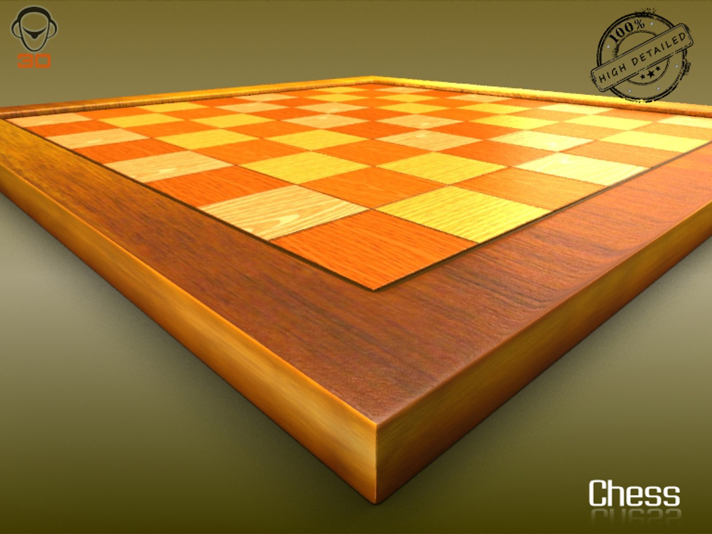 max realistic chess board