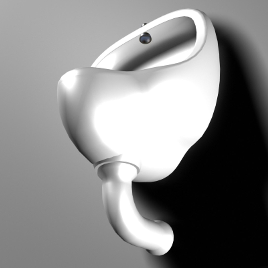 urinal 3d max