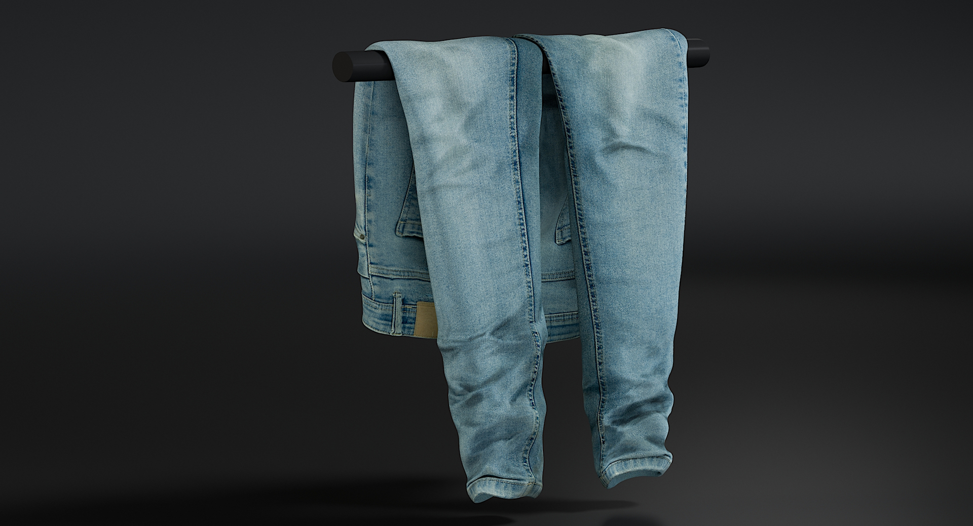 Realistic jeans blue v3 3D - TurboSquid 1467150