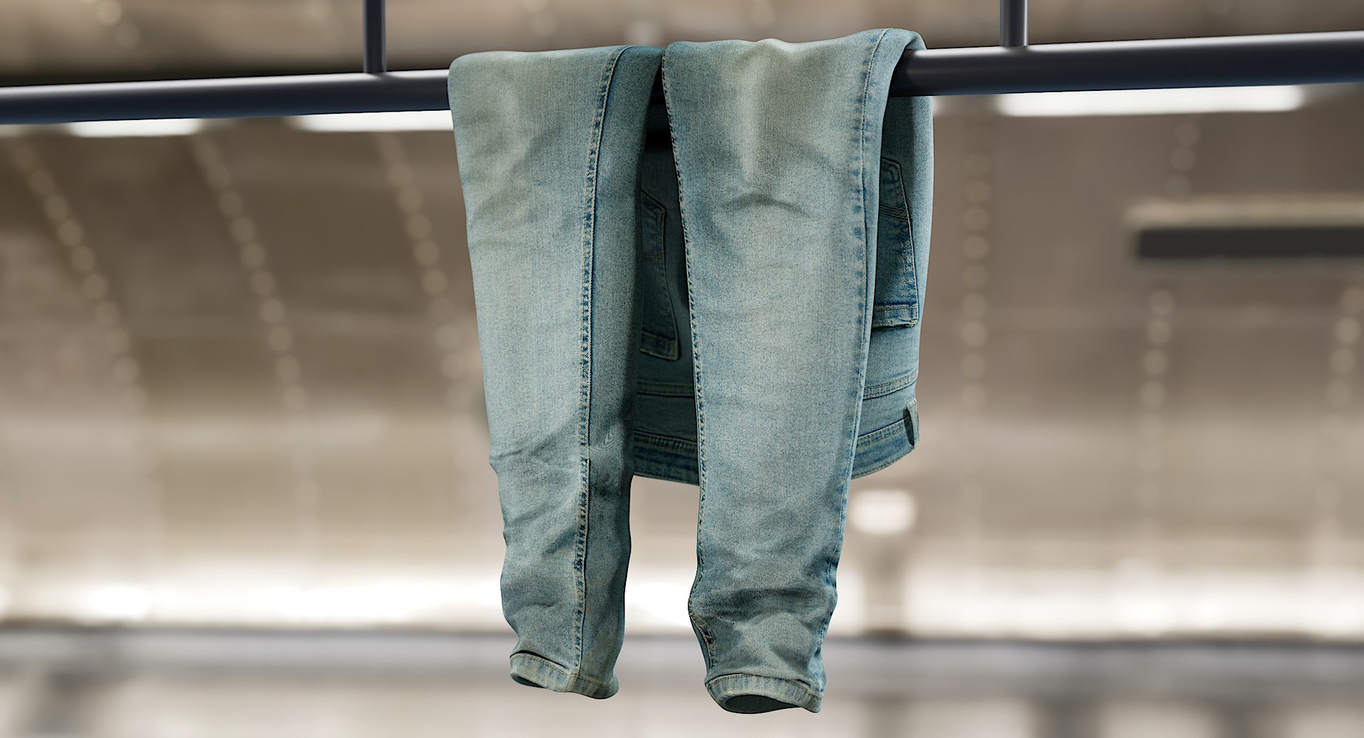 Realistic jeans blue v3 3D - TurboSquid 1467150