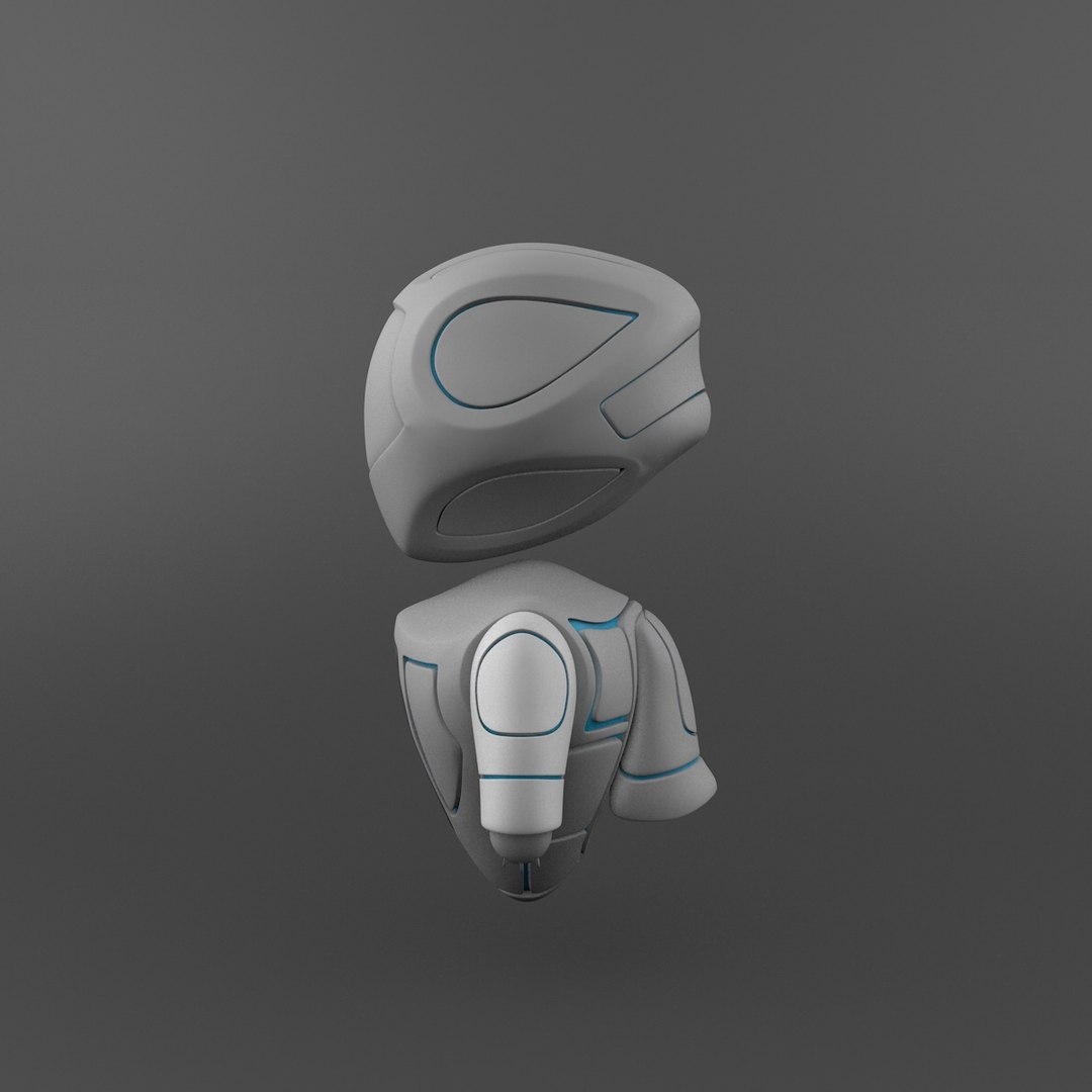 Cartoon Robot Model - TurboSquid 1360732