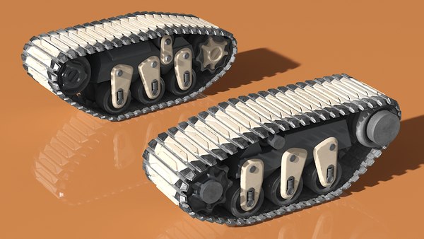 modelo 3d Oruga futurista para tanque - TurboSquid 2312365