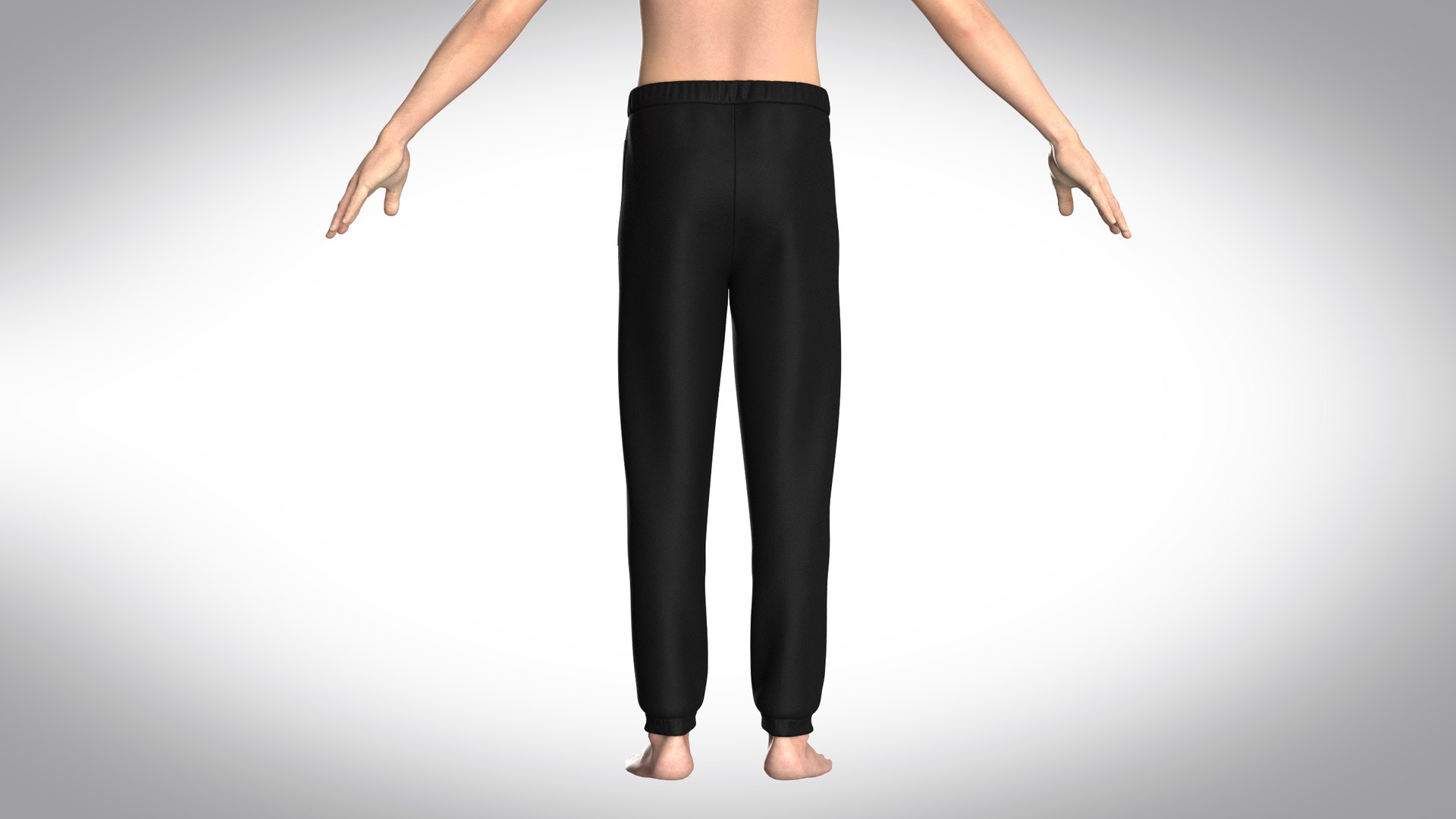 Black Jogger With Sun 3D Model - TurboSquid 2188582