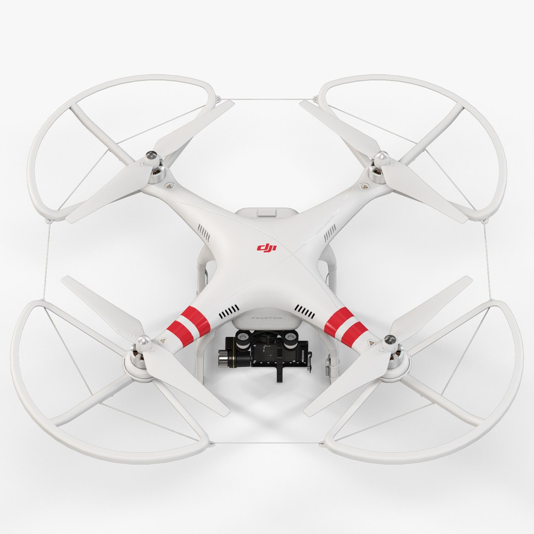 Dji Phantom 2 Quadcopter 3d Model