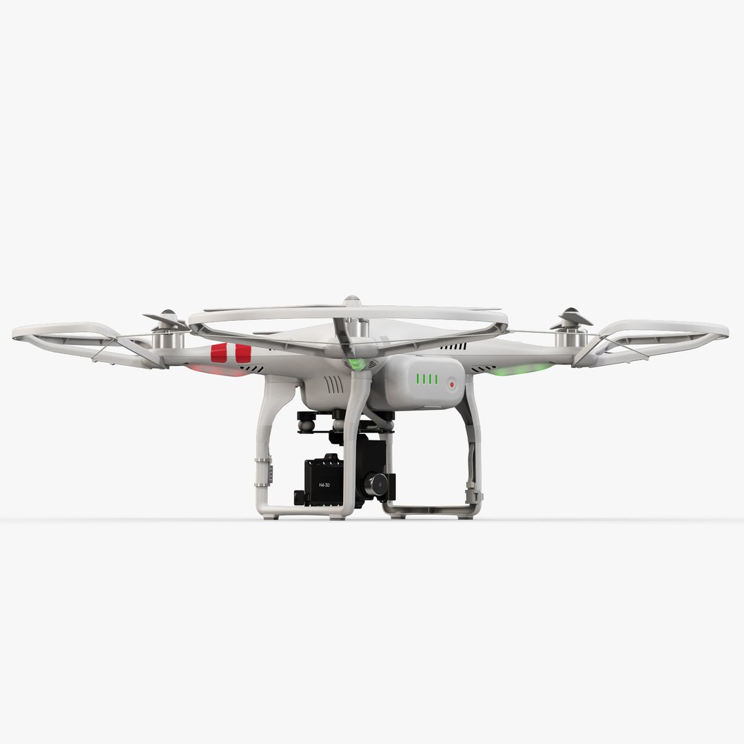 Dji Phantom 2 Quadcopter 3d Model