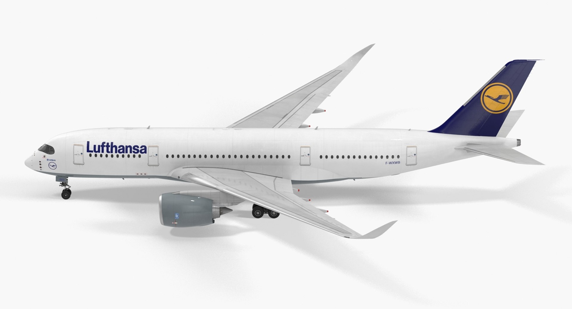 Airbus A350-800 Lufthansa 3D Model | 1145935 | TurboSquid