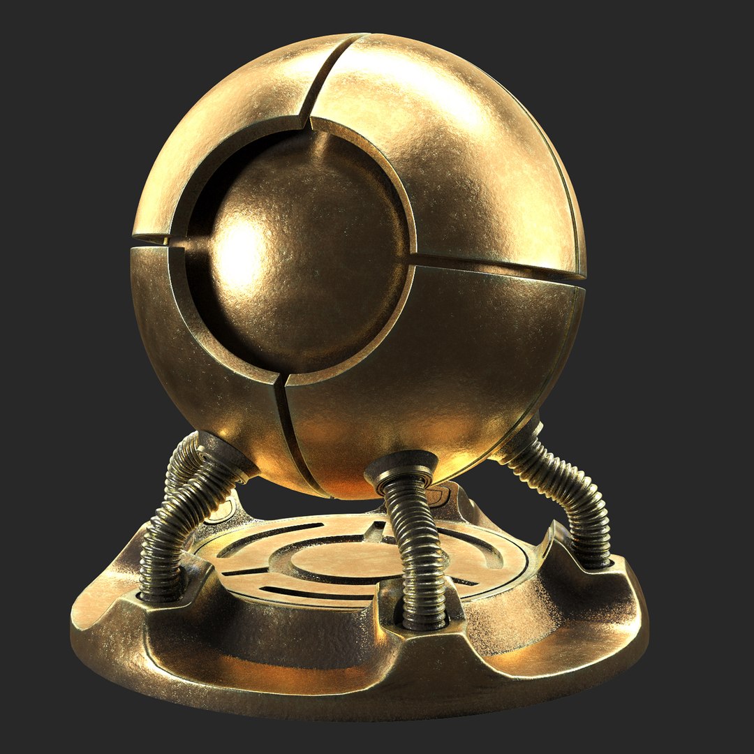 3D Brass Procedural Material Vray Model - TurboSquid 2171931