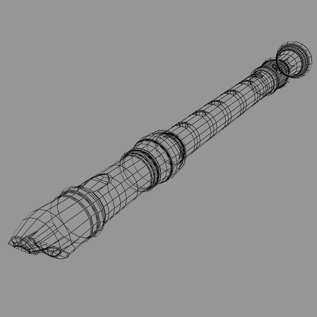 Recorder Musical 3d Model