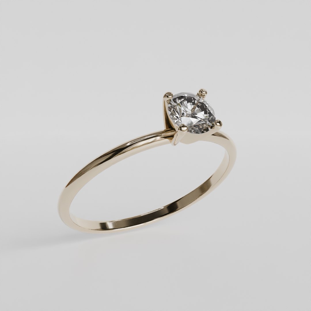 3D Engagement Ring Model - TurboSquid 2339492