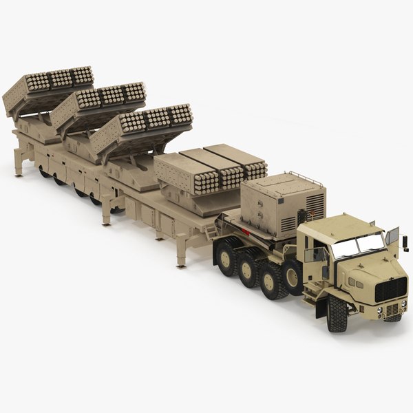 modelo 3d Sistema de lanzamiento de cohetes Jobaria con Oshkosh ...