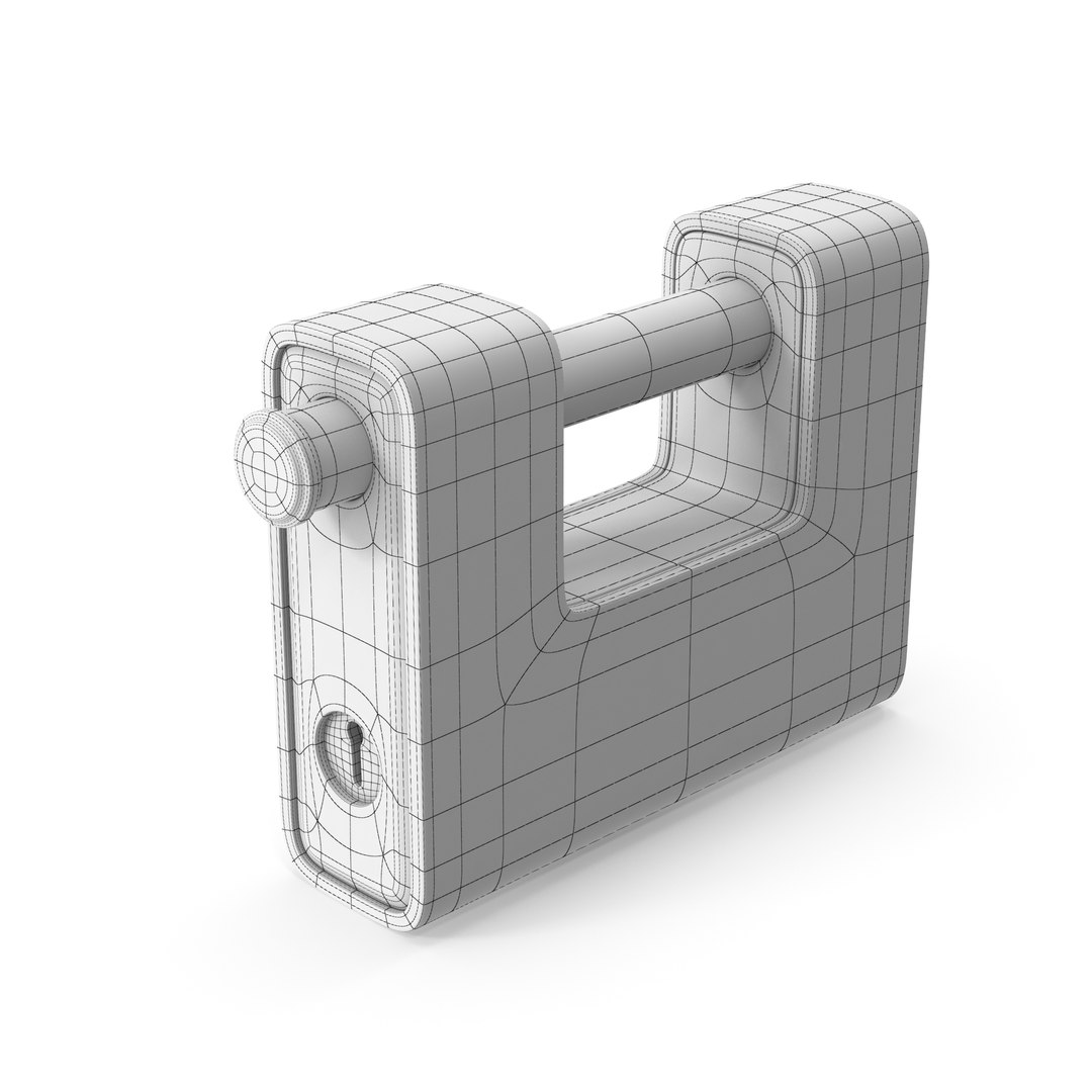 Metal Padlock Model - TurboSquid 2070131