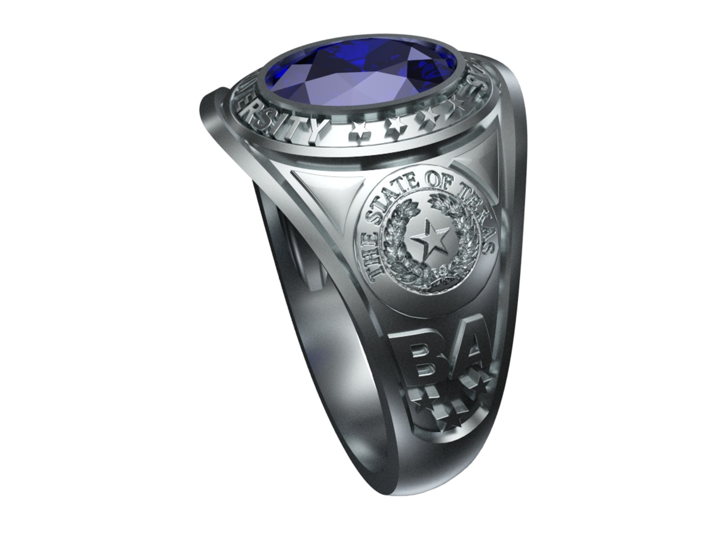 Free 3D College Ring Sample - TurboSquid 1231591