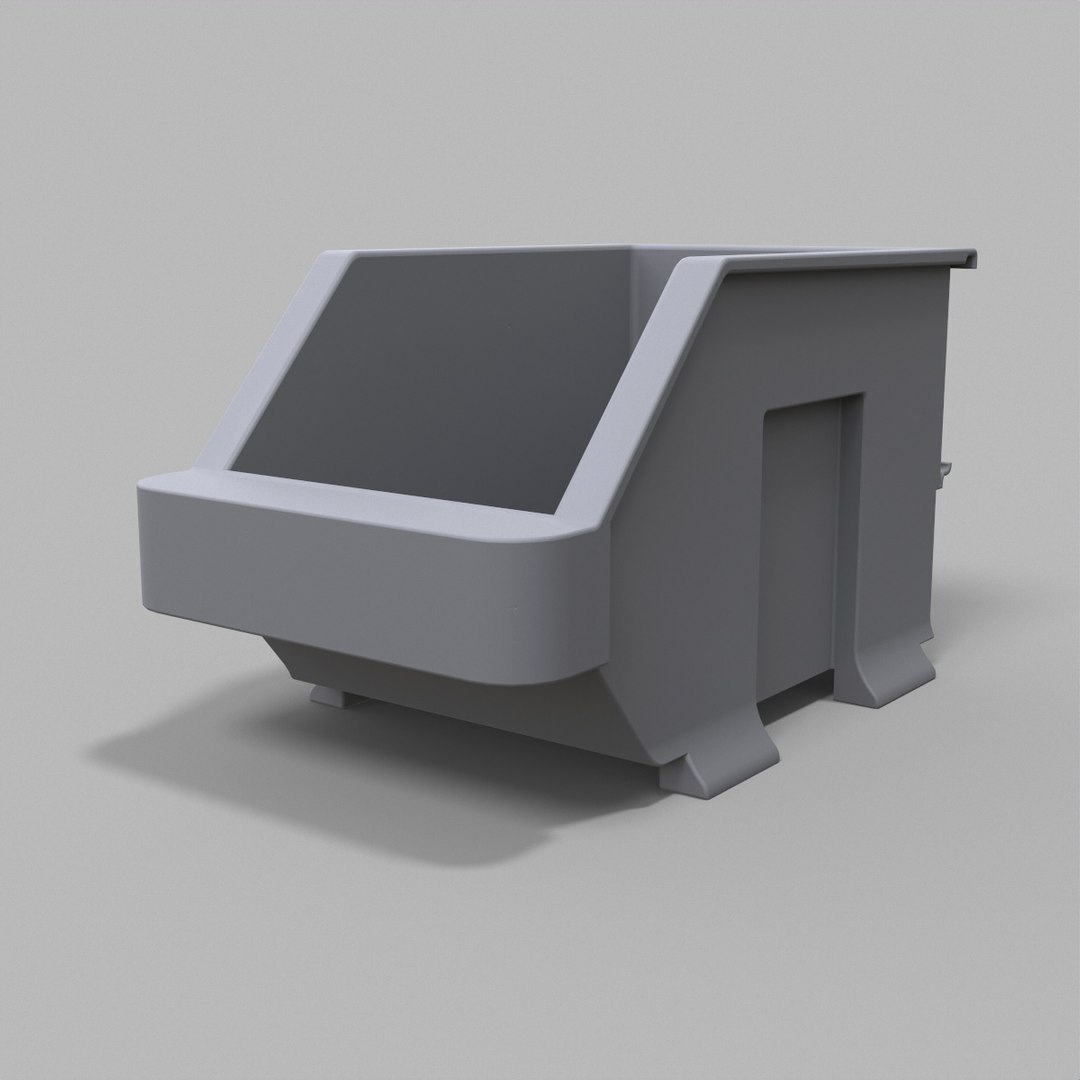 3D 1 Small Item Bins Model - TurboSquid 2039393