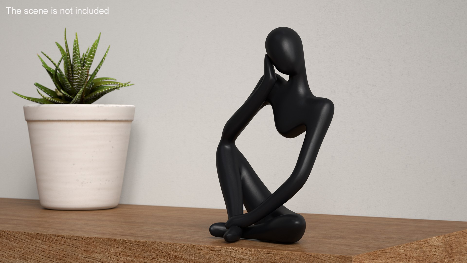 3D Abstract Human Figure Black Model - TurboSquid 2210665