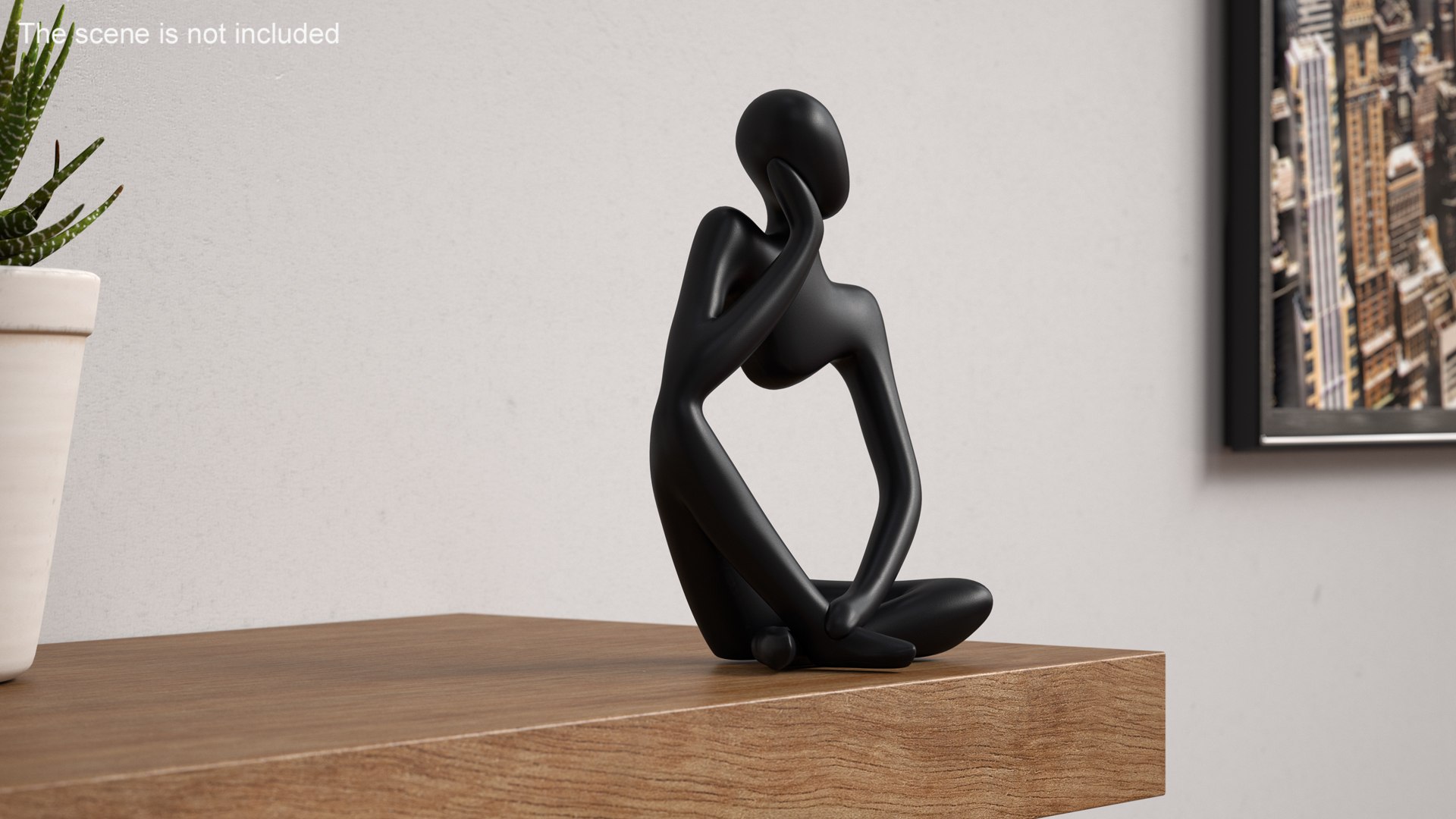 3D Abstract Human Figure Black Model - TurboSquid 2210665