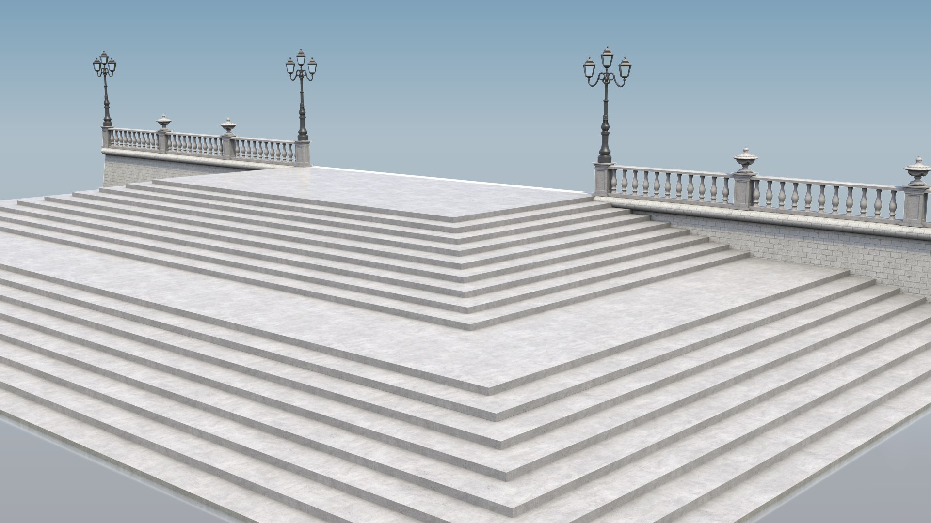 Embankment Promenade collection 3D model - TurboSquid 1965400