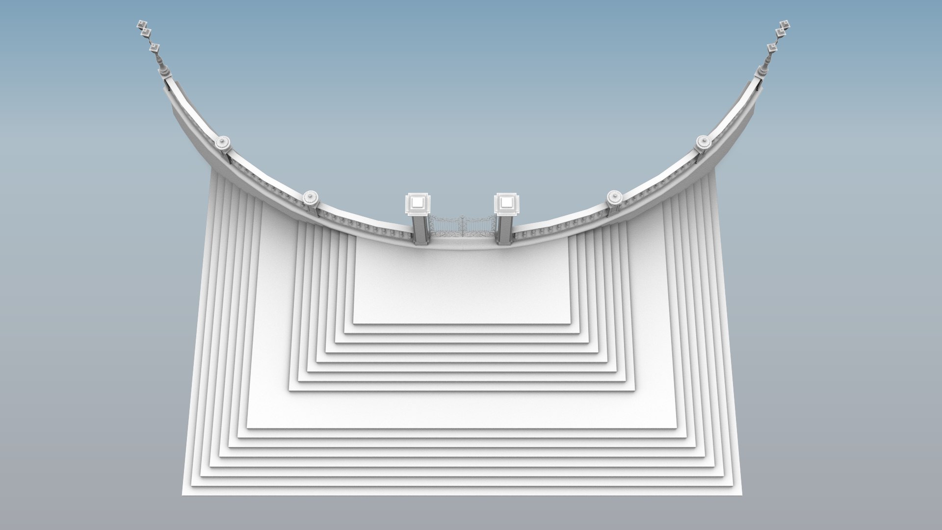Embankment Promenade collection 3D model - TurboSquid 1965400