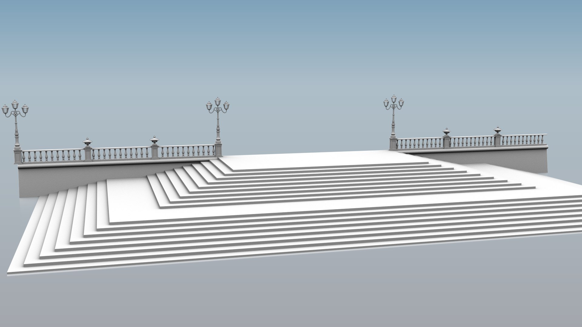 Embankment Promenade collection 3D model - TurboSquid 1965400