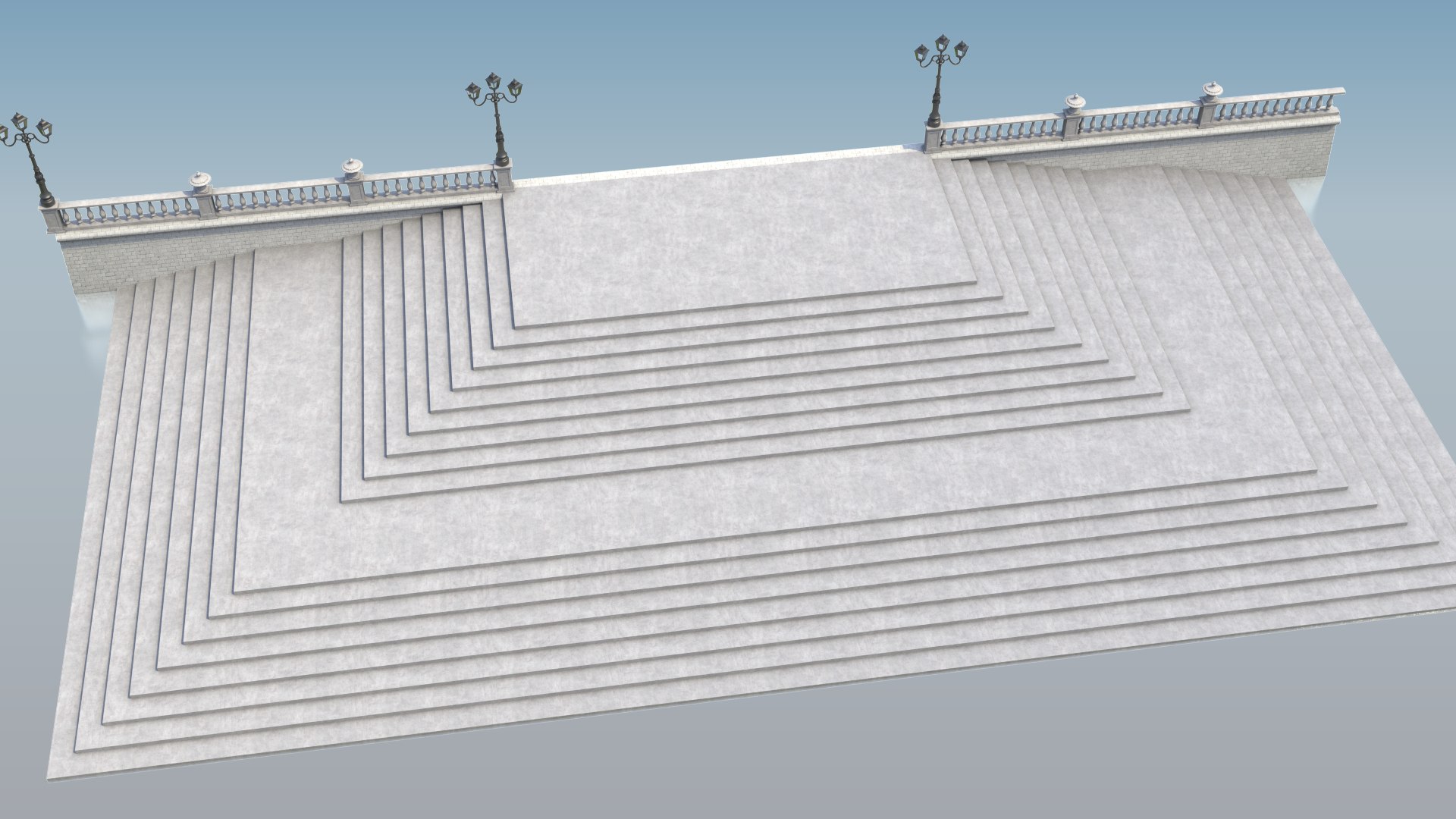 Embankment Promenade collection 3D model - TurboSquid 1965400