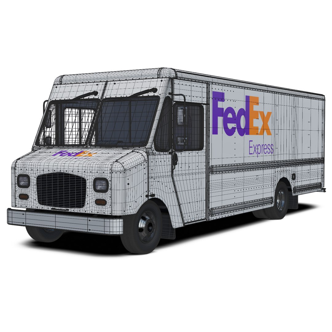Fedex Express Delivery Step Van 3D Model - TurboSquid 1410349
