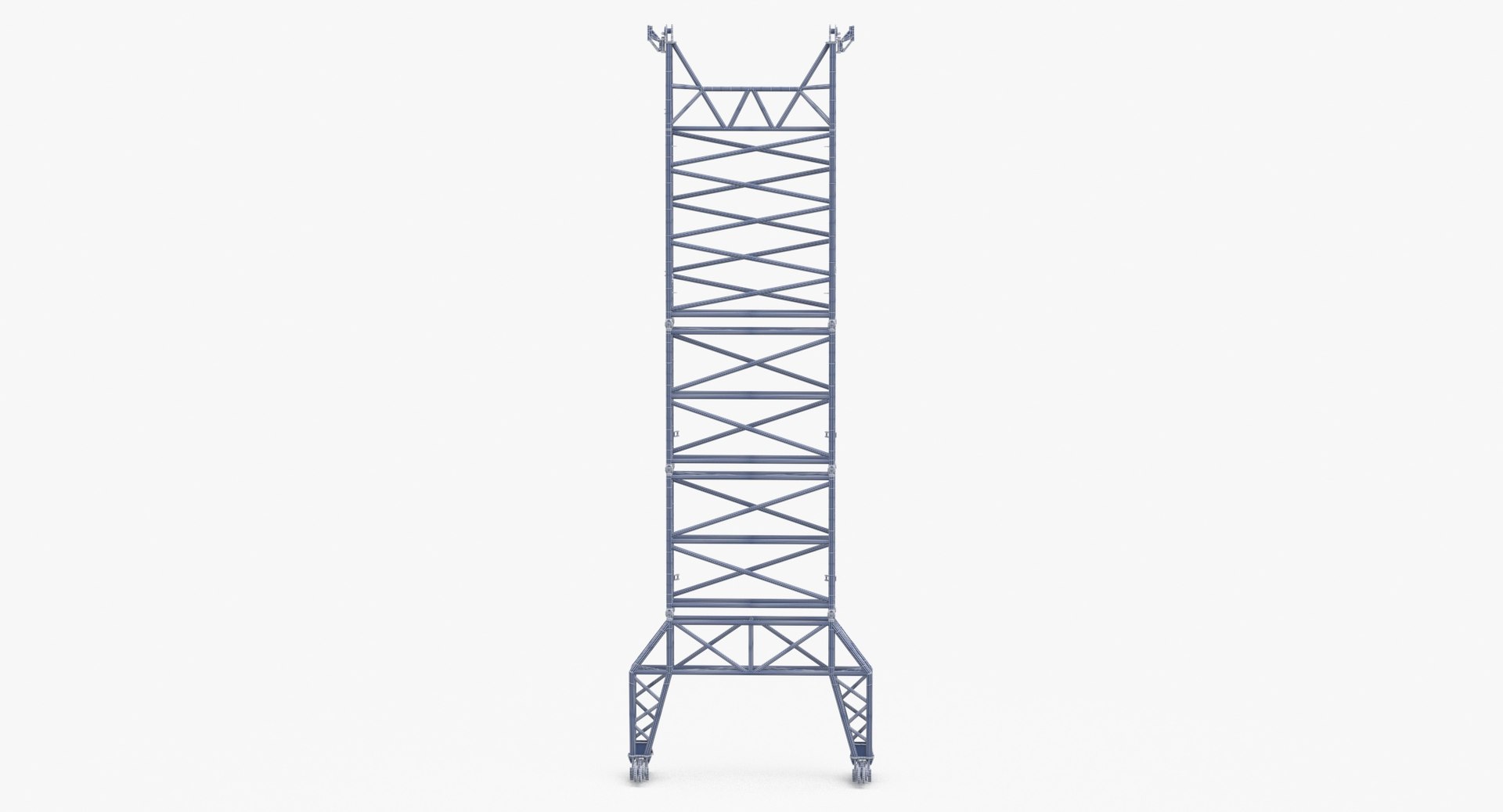 Crane Guiding Frame Floating Ballast Red 3D - TurboSquid 2104714