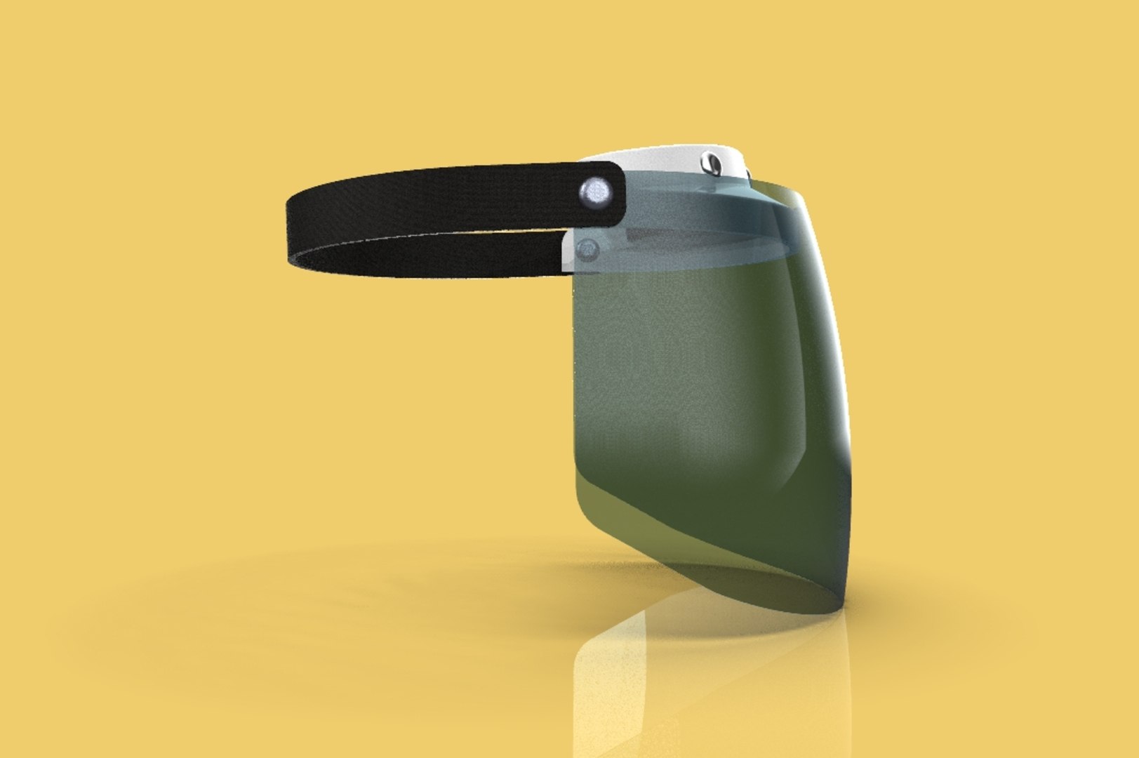 3D FACE SHIELD MASK SAFETY model - TurboSquid 1837256