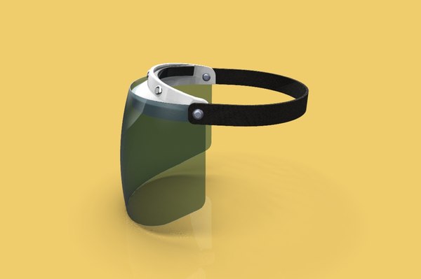 3D FACE SHIELD MASK SAFETY model - TurboSquid 1837256