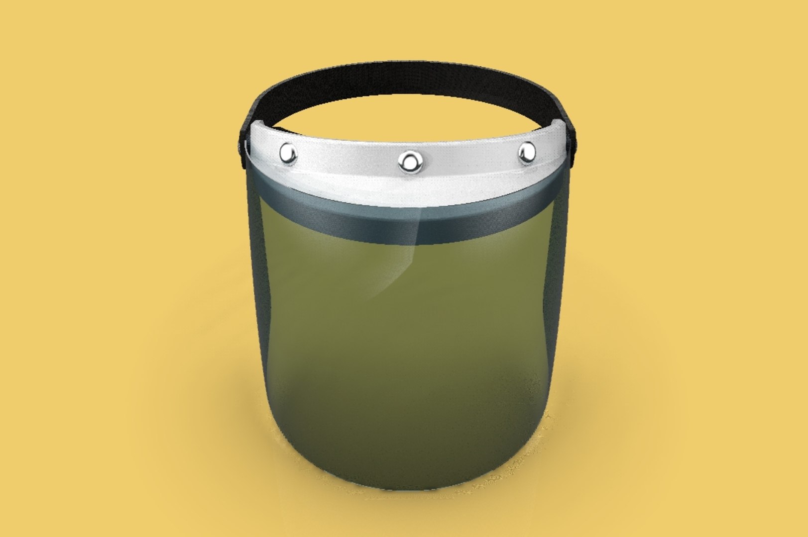 3D FACE SHIELD MASK SAFETY model - TurboSquid 1837256