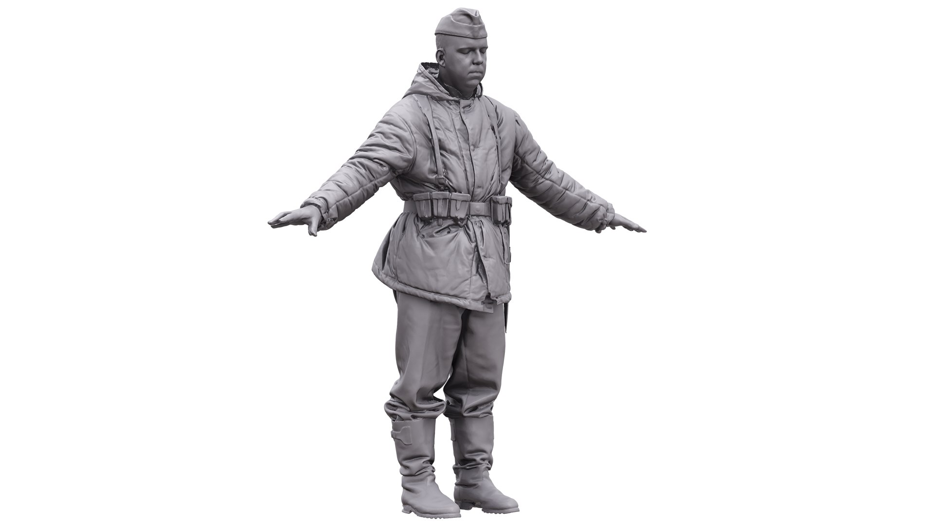 Base Scan German Wehrmacht Uniform 3D Model - TurboSquid 1817625