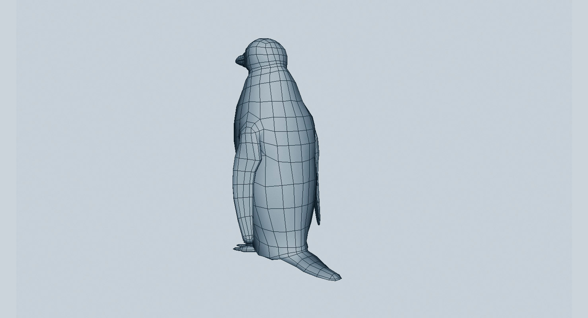 penguin 3d model