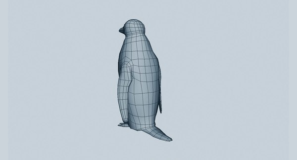 penguin 3d model